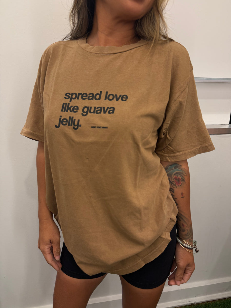 Spread Love like Guava Jelly- vintage brown – Short Stack HI